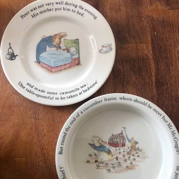 Wedgwood | Other | Vintage Wedgwood Peter Rabbit Dish Set | Poshmark